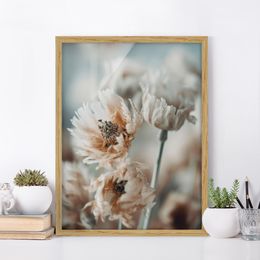 Bild mit Rahmen Blumen Nahaufnahme