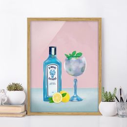 Bild mit Rahmen Bombay Sapphire