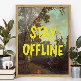 Bild mit Rahmen Bleib Offline