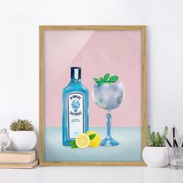 Bild mit Rahmen Bombay Sapphire