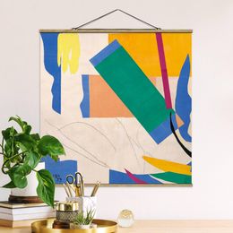 Bilderwelten Stoffbild mit Posterleisten Henri Matisse - Erinnerung an Ozeanien