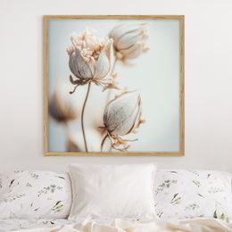 Bilderwelten Bild mit Rahmen Knospen und Bl&uuml;ten