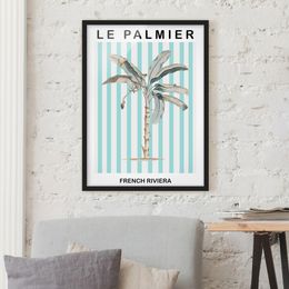 Bilderwelten Bild mit Rahmen Le Palmier French Riviera
