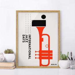 Bild mit Rahmen Jazz Days Berlin - Rot