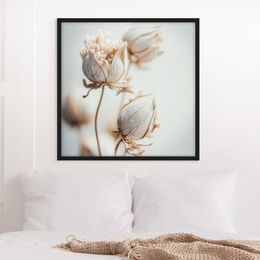 Bilderwelten Bild mit Rahmen Knospen und Bl&uuml;ten
