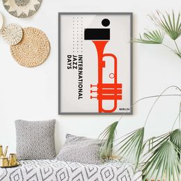 Bild mit Rahmen Jazz Days Berlin - Rot