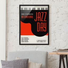 Bilderwelten Bild mit Rahmen Jazzy Days - Plakat