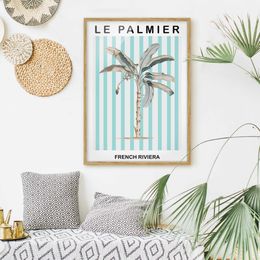 Bild mit Rahmen Le Palmier French Riviera
