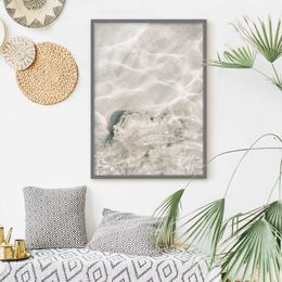 Bild mit Rahmen Kristallklares Wasser