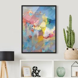 Bilderwelten Bild mit Rahmen Pastell-Explosion