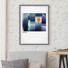 Bild mit Rahmen Paul Klee - Der Bote des Herbstes