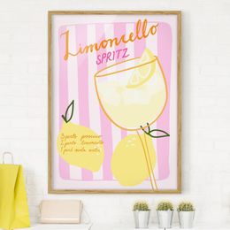 Bild mit Rahmen Limoncello Spritz