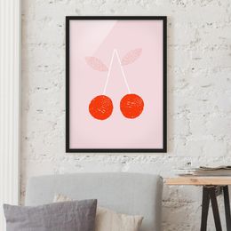 Bilderwelten Bild mit Rahmen PopArt Cherries