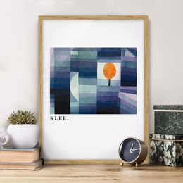 Bild mit Rahmen Paul Klee - Der Bote des Herbstes