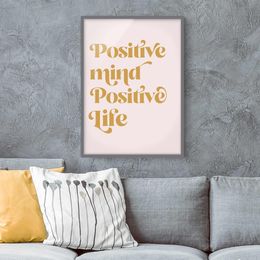 Bild mit Rahmen Positive Mind