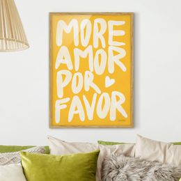 Bild mit Rahmen More Amor Por Favor