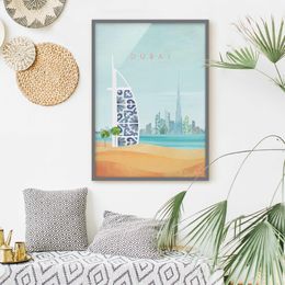 Bild mit Rahmen Reiseposter - Dubai