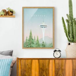 Bild mit Rahmen Reiseposter - Seattle