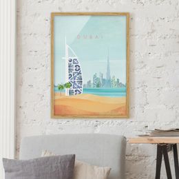 Bild mit Rahmen Reiseposter - Dubai