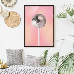 Bilderwelten Bild mit Rahmen Disco Lollipop