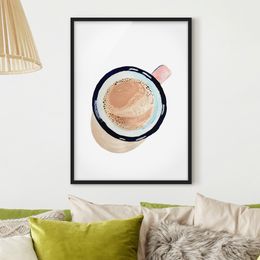 Bilderwelten Bild mit Rahmen Eine sch&ouml;ne Tasse Kaffee