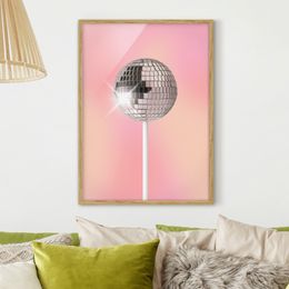 Bilderwelten Bild mit Rahmen Disco Lollipop