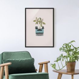Bilderwelten Bild mit Rahmen Floraler Liebesbrief