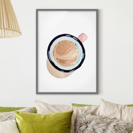 Bild mit Rahmen Eine sch&ouml;ne Tasse Kaffee