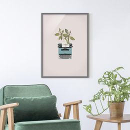 Bilderwelten Bild mit Rahmen Floraler Liebesbrief
