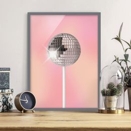 Bild mit Rahmen Disco Lollipop