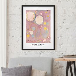 Bilderwelten Bild mit Rahmen Hilma Af Klint - The ten largest no.8