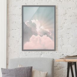 Bild mit Rahmen Himmlische Sonnenstrahlen