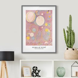 Bild mit Rahmen Hilma Af Klint - The ten largest no.8