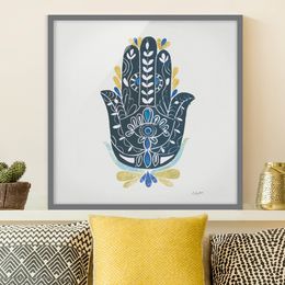 Bild mit Rahmen Hamsa Hand Collage