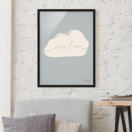Bilderwelten Bild mit Rahmen Ruhige Wolke