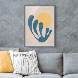 Bild mit Rahmen Sonnenaufgang mit Matisse
