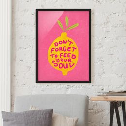 Bilderwelten Bild mit Rahmen Soulfood Lemon