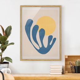 Bild mit Rahmen Sonnenaufgang mit Matisse