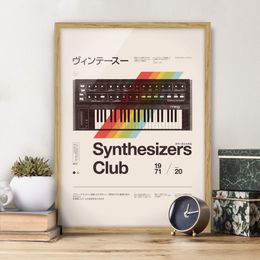 Bild mit Rahmen Synthesizers - Club
