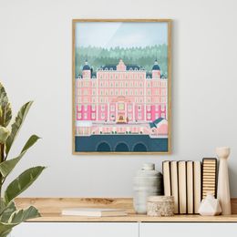 Bild mit Rahmen The Grand Budapest Hotel