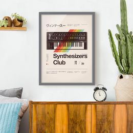 Bild mit Rahmen Synthesizers - Club