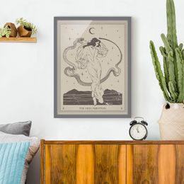 Bild mit Rahmen Tarot - Die Hohepriesterin