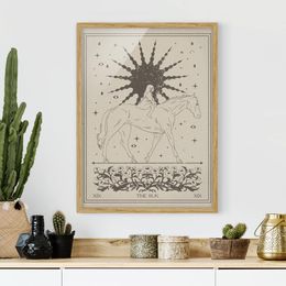 Bild mit Rahmen Tarot - Die Sonne