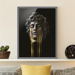 Bild mit Rahmen Weinende Medusa