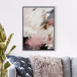 Bild mit Rahmen Verschwimmendes Ros&eacute;