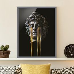 Bild mit Rahmen Weinende Medusa