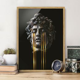Bild mit Rahmen Weinende Medusa