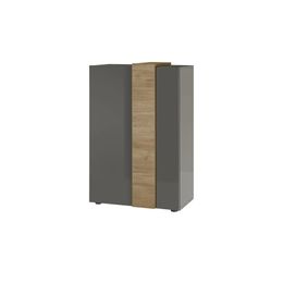 Höffner Highboard Potano ¦ grau ¦ Maße (cm): B: 78 H: 116 T: 44.0 » Höffner