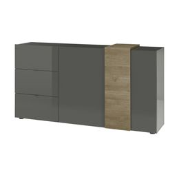 Höffner Sideboard Potano grau Maße (cm): B: 181 H: 94 T: 44.0 » Höffner