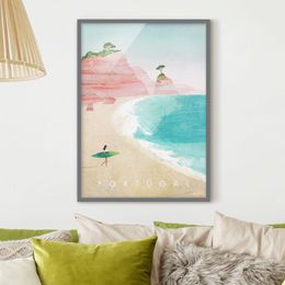 Bild mit Rahmen Reiseposter - Portugal